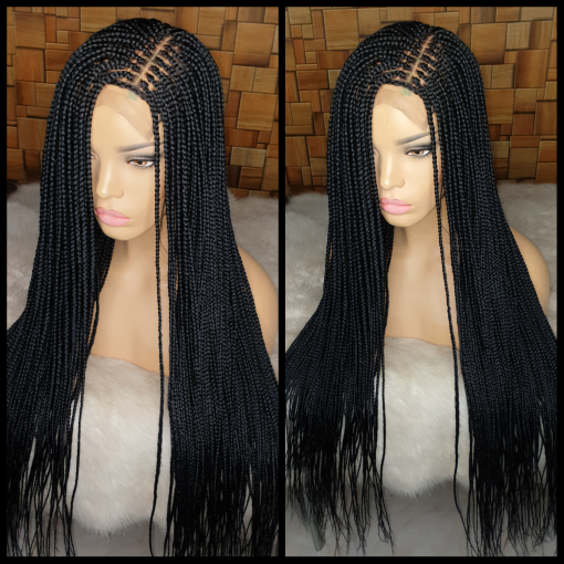Lace Closure Side Part Box Braid – KhennyEsther Wigs
