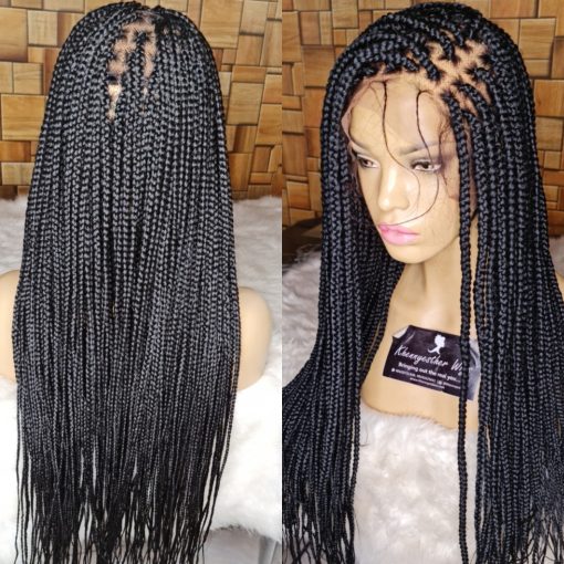 Full Lace Wig Side Part Box Braid – KhennyEsther Wigs